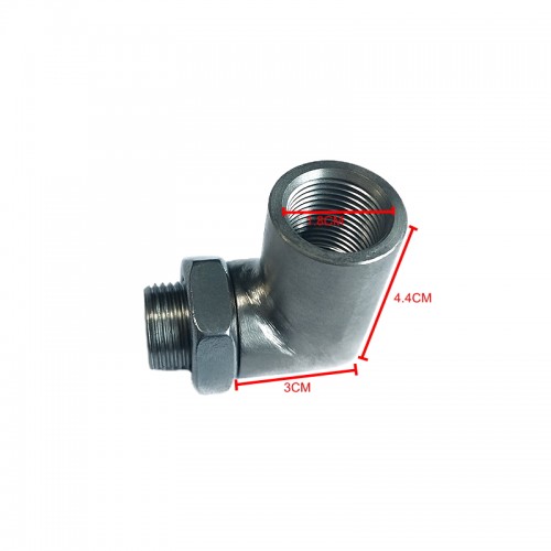 Angled 90 degree O2 Oxygen Lambda Sensor Extension Emulator Fooler ...